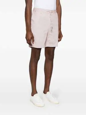 BOSS Linen-blend Drawstring Shorts