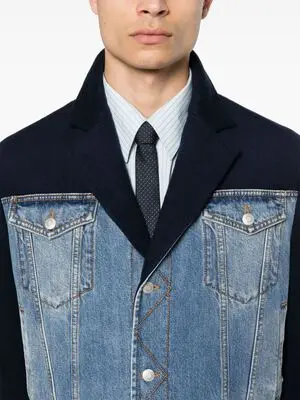 Alexander McQueen Hybrid Single-breasted Coat