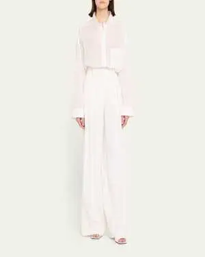 DARKPARK Nathalie Oversized Lurex Shirt