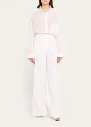 DARKPARK Nathalie Oversized Lurex Shirt