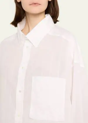 DARKPARK Nathalie Oversized Lurex Shirt