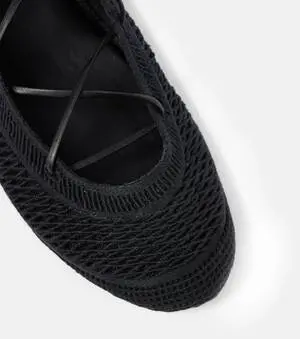 Isabel Marant Étoile Belna Open-knit Ballet Flats