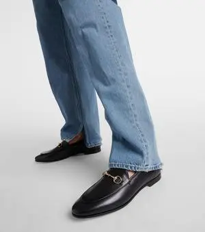 Gucci Jordaan Horsebit Loafers - Black