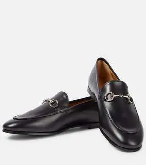 Gucci Jordaan Horsebit Loafers - Black