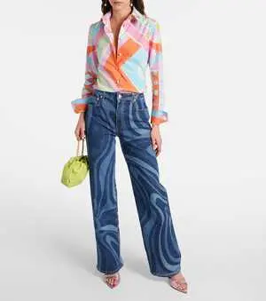 Emilio Pucci Vivara Cotton Shirt - Multicoloured