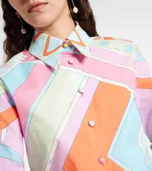 Emilio Pucci Vivara Cotton Shirt - Multicoloured