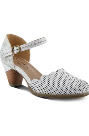 SPRING STEP SHOES L'Artiste By Spring Step Parchelle Pump White Multi