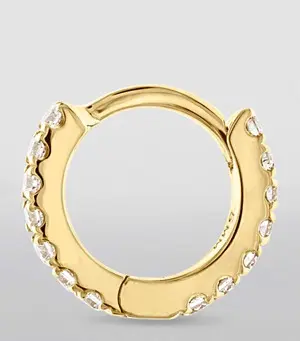 MARIA TASH Diamond Eternity Single Hoop Earring
