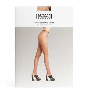 Wolford Twenties Econyl Fishnet Tights - Beige