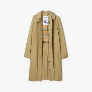 Burberry Cotton Car Coat - Hamper Beige