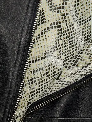 LAMARQUE Sevana Reversible Leather Short-sleeve Jacket