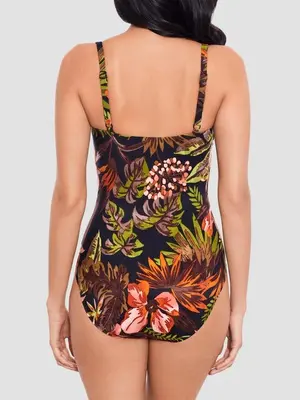 Miraclesuit Botanico Lyra One-piece Swimsuit - Black Multi