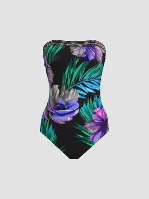 Miraclesuit Flora Aura Avanti One-piece Swimsuit - Black Multi