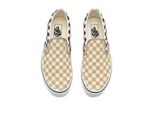VANS Color-block Classic Slip-on Sneakers - Beige