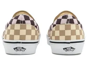 VANS Color-block Classic Slip-on Sneakers - Beige