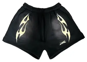 HELLSTAR Flame Shorts - Black