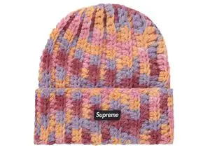Supreme Crochet Beanie - Orange