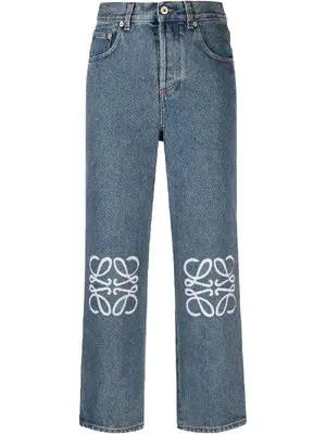 Loewe Anagram Cropped Jeans