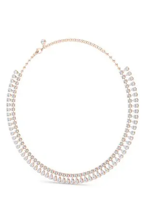 HAUTECARAT Lab Created Diamond Necklace - 18k Rose Gold