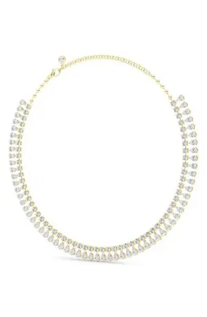 HAUTECARAT Lab Created Diamond Necklace - 18k Yellow Gold