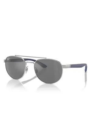 Ray-ban 56mm Round Sunglasses