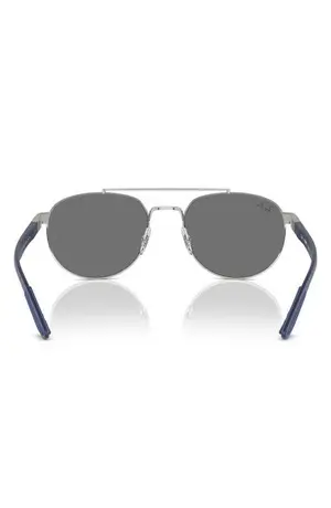 Ray-ban 56mm Round Sunglasses
