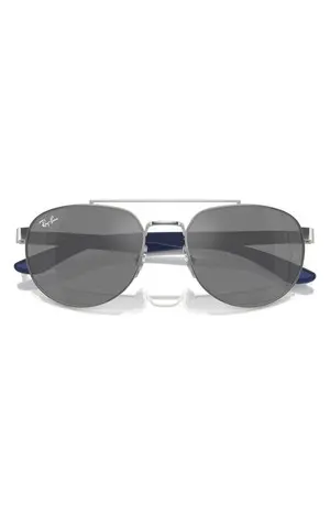 Ray-ban 56mm Round Sunglasses