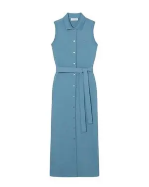 Lacoste Lacoste Stretch Cotton Piqué Dress - Blue