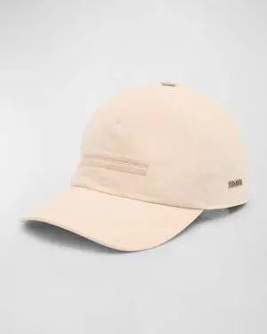 Zegna ZEGNA Oasi Linen Baseball Cap Medium Beige