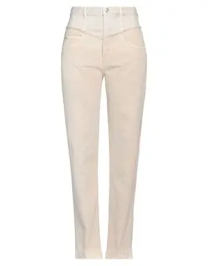 Isabel Marant Étoile Cotton Mom Jeans - Beige