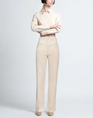 Isabel Marant Étoile Cotton Mom Jeans - Beige