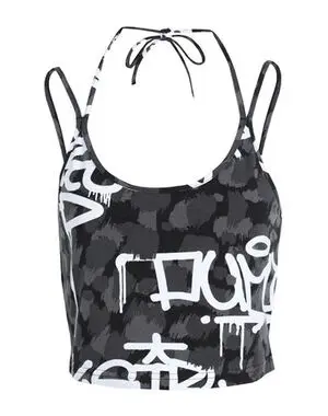 PUMA X X-GIRL Aop Crop Top - Grey
