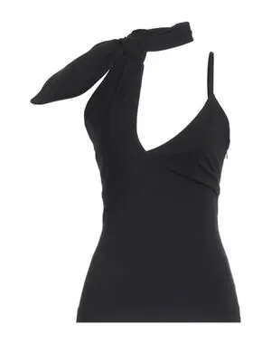 Attico Jersey Sleeveless Turtleneck Top