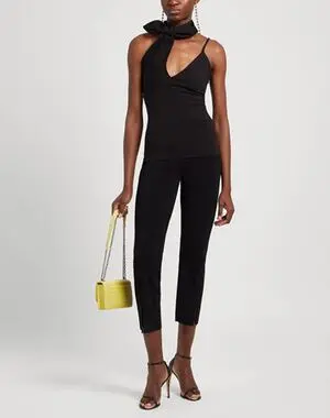 Attico Jersey Sleeveless Turtleneck Top