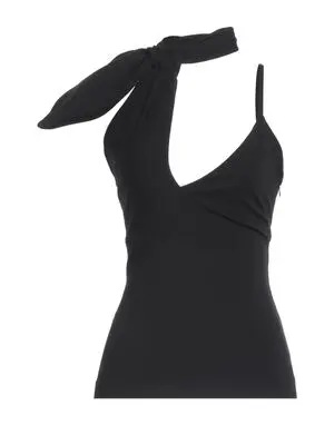 Attico Jersey Sleeveless Turtleneck Top