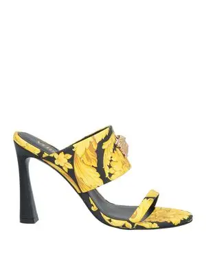 Versace Calfskin Sandals - Yellow