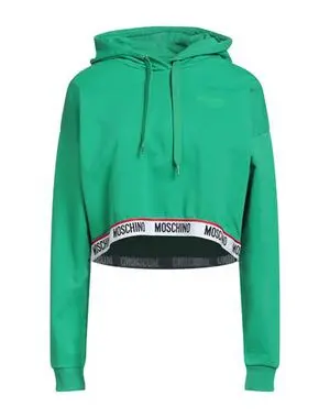 Moschino Sweatshirt In Cotton And Elastane - Green
