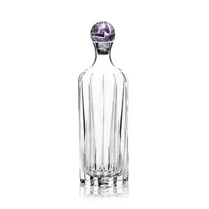 ANNA NEW YORK Elevo Gemstone Decanter - Clear