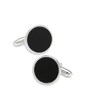 CUFFLINKS, INC. Round Onyx - Black