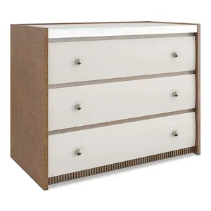 CARACOLE Avignon Nightstand - White/brown