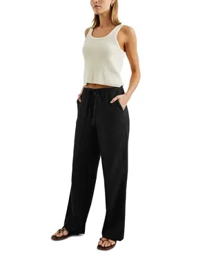 Rails Emmie Linen Pants - Black