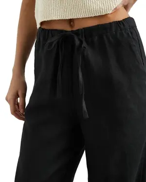 Rails Emmie Linen Pants - Black