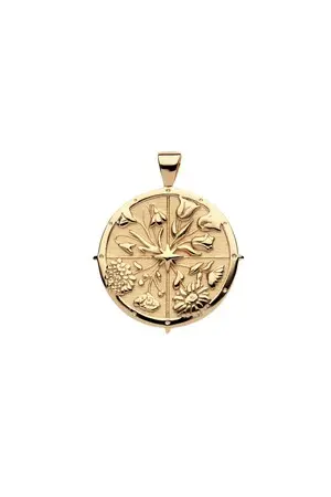 JANE WIN Hope Jw Original Coin Pendant - Gold