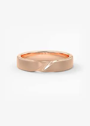 FRANK DARLING The Helix Wedding Band - Yellow Gold