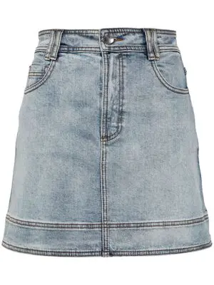 Aje Embrace Denim Miniskirt