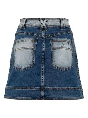 Aje Embrace Denim Miniskirt