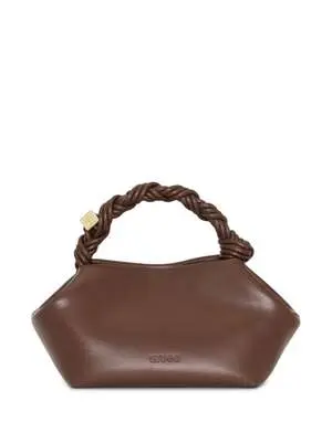 GANNI Small Bou Cross Body Bag - Brown