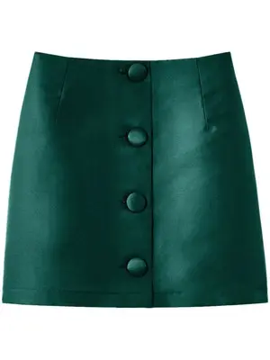 DESTREE Lucio Button-up Skirt - Green