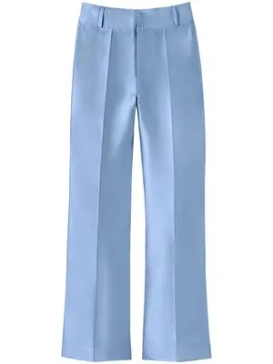 DESTREE Yoshi Pressed-crease Trousers - Blue