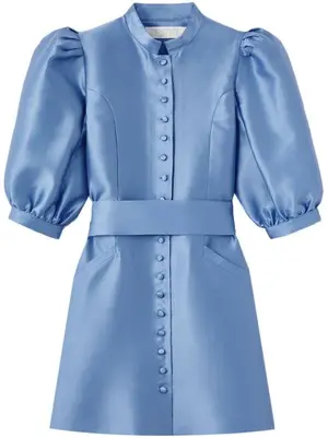 DESTREE Amoako Satin-finish Mini Dress